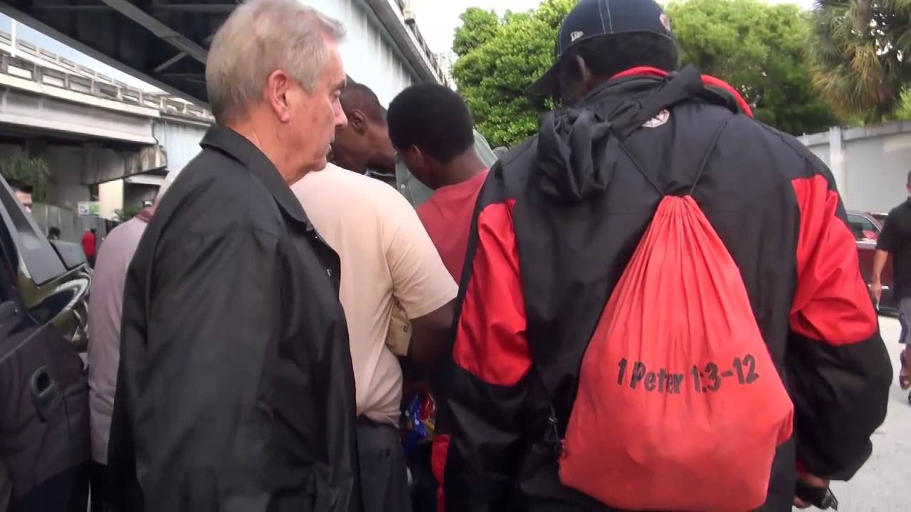 Hope For Homeless in Miami Down town | The hidden truth - YouTube