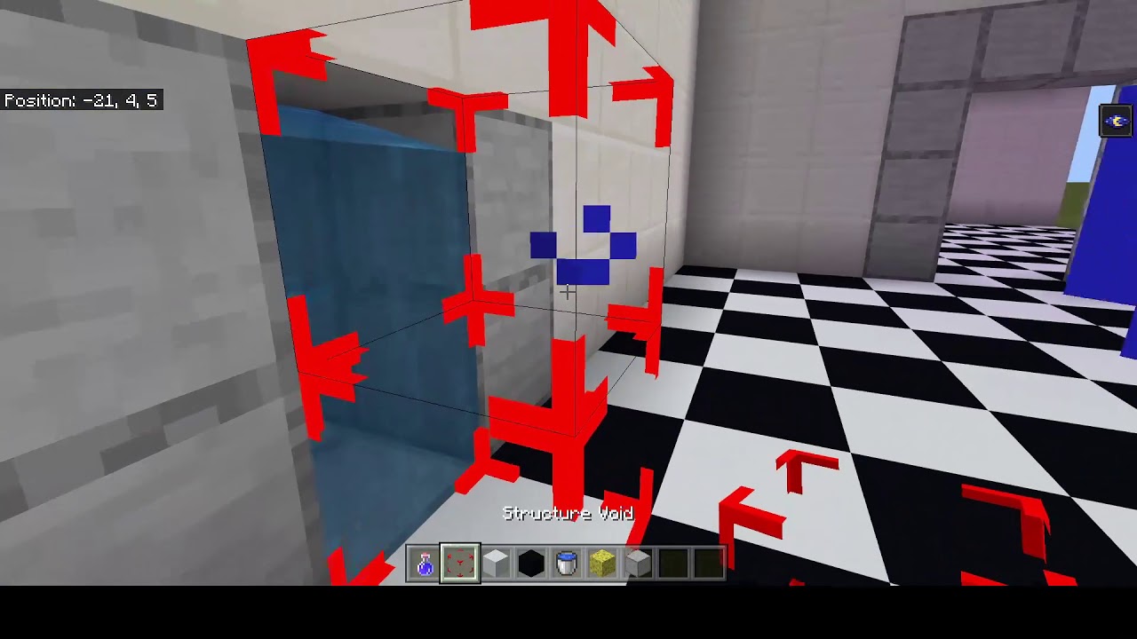 Minecraft Glitch - crawl through a 1x1 space - YouTube