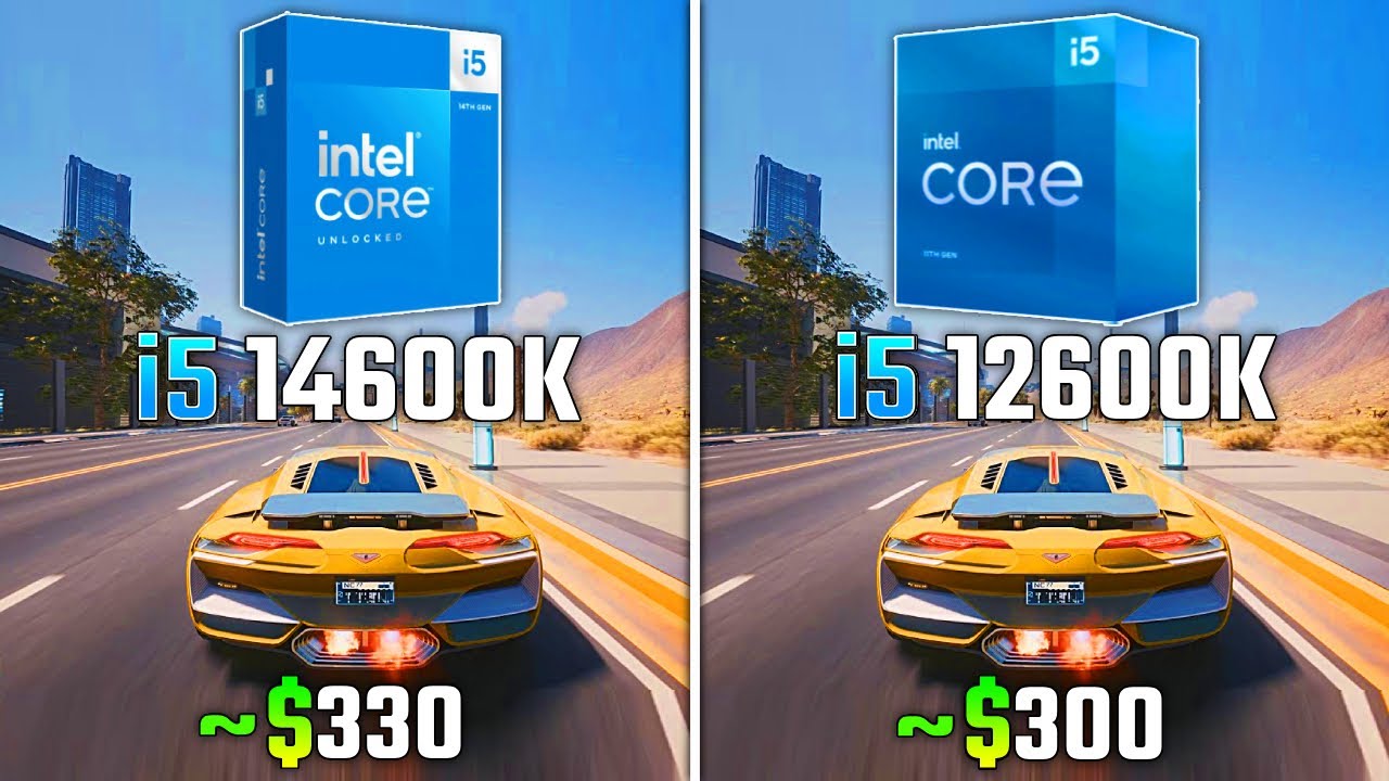 INTEL i5-14600K vs INTEL i5-12600K | Test in 6 Games - YouTube