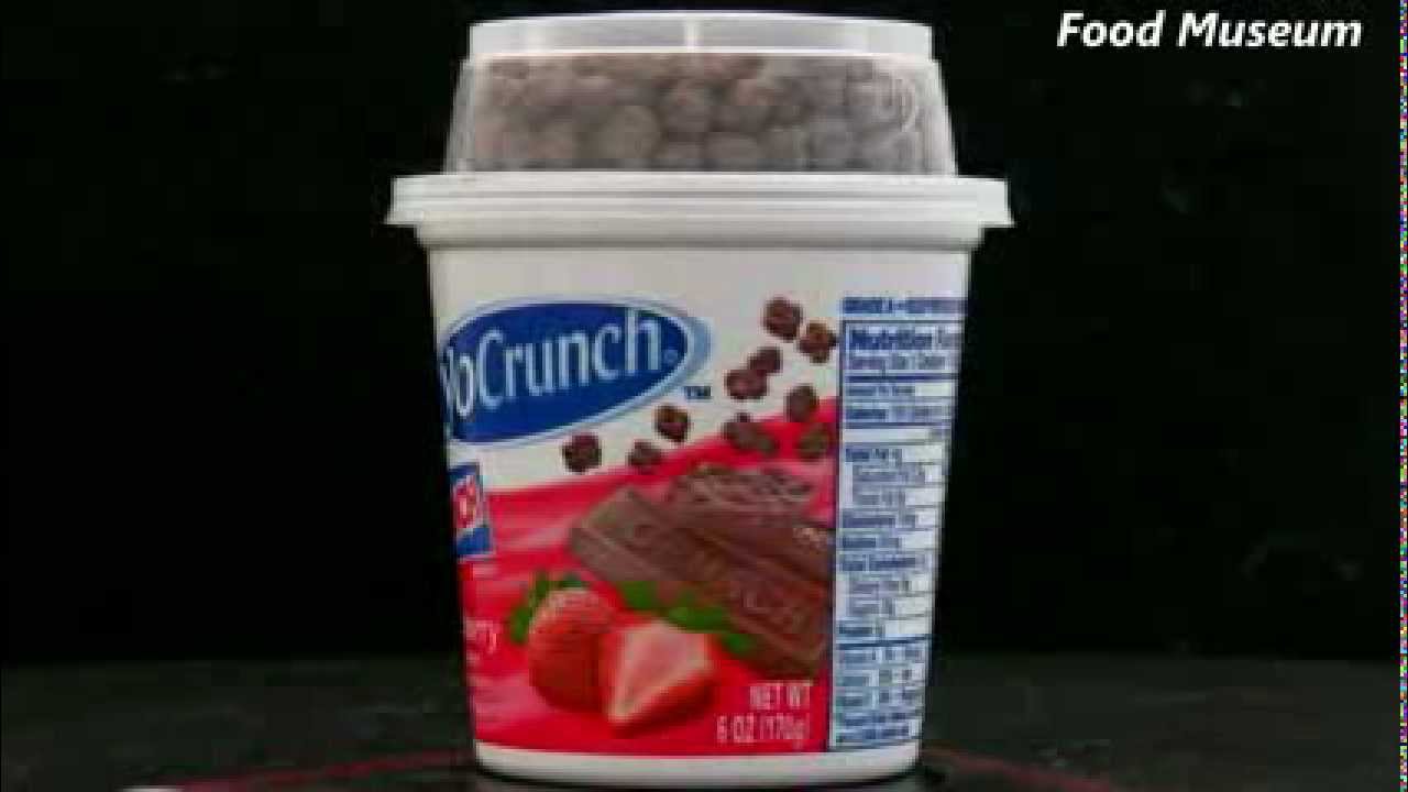 YoCrunch Nestle Crunch with Strawberry Yogurt 2013 _ Food Museum - YouTube