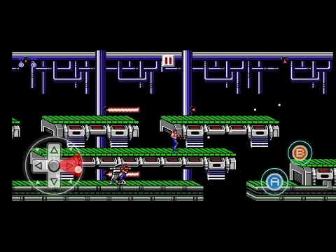 completed all levels of contra in mobile - YouTube