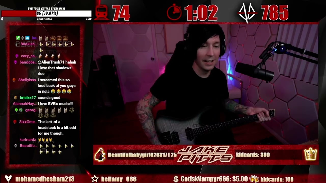 Black Veil Brides - Wretched and Divine(Jake Pitts playthrough on ...