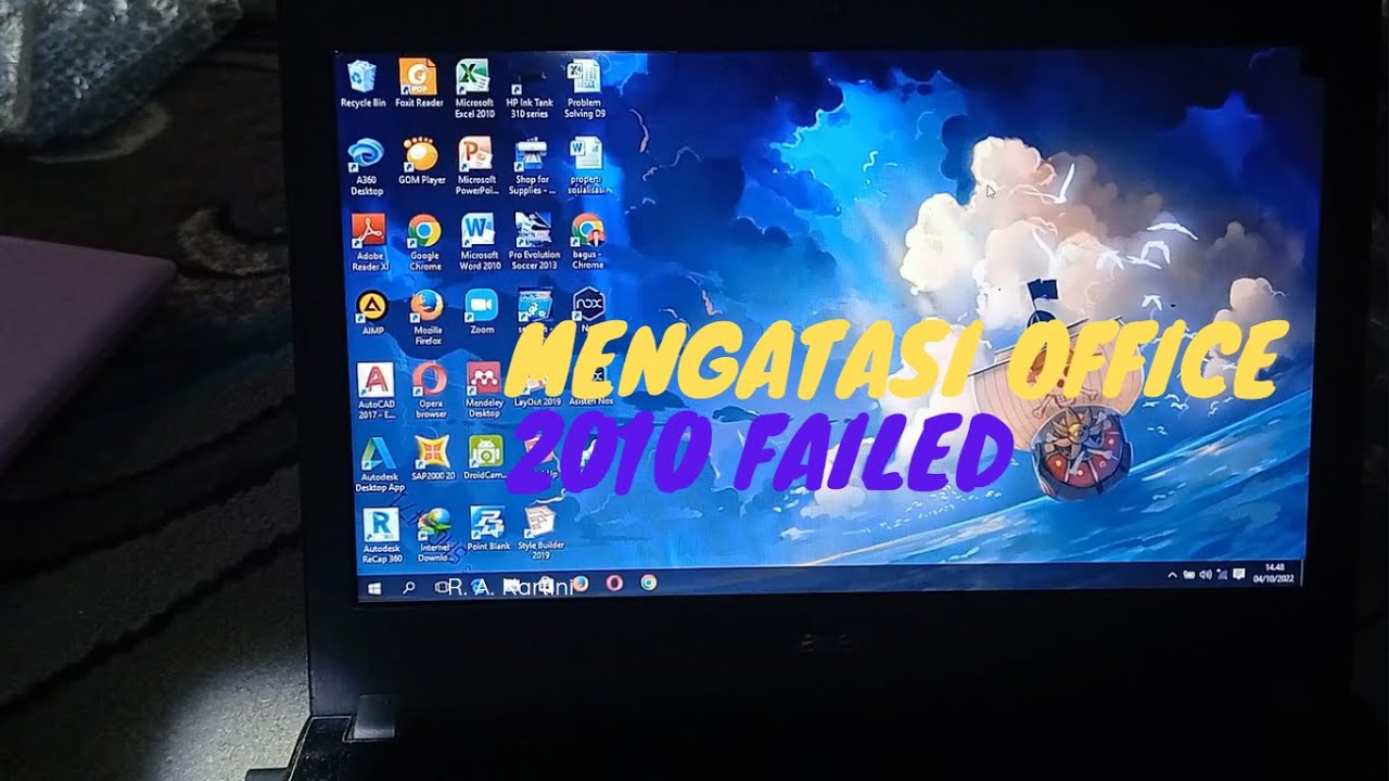 cara mengatasi microsoft word 2010 yang failed crack hilang - YouTube