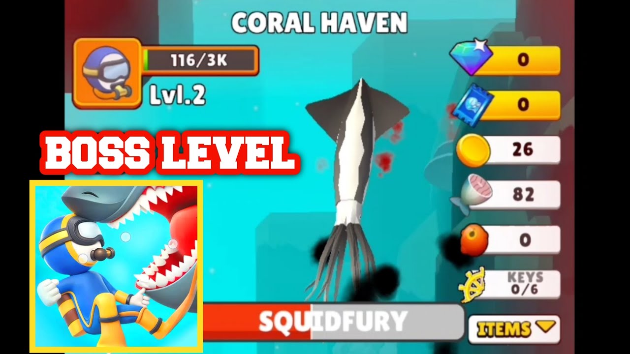 DIVER HERO BOSS FIGHT - DIVER HERO GAMEPLAY 2024 - YouTube