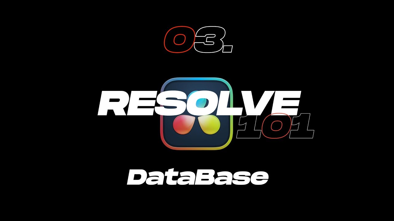 RESOLVE 101 - 03 DataBase - YouTube