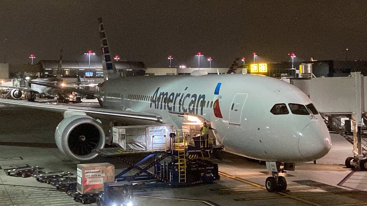 Philadelphia (PHL) ~ Los Angeles (LAX) - American Airlines - Boeing 787 ...