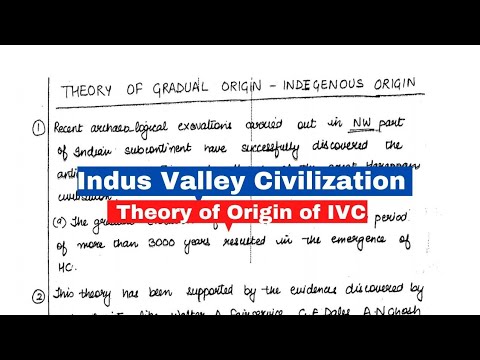 indus valley civilization - Theory of Origin of IVC #upsc #gs_crux # ...
