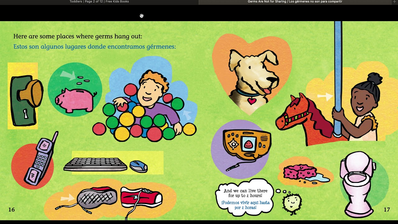 Germs Are Not For Sharing by Elizabeth Verdick Read Aloud - YouTube