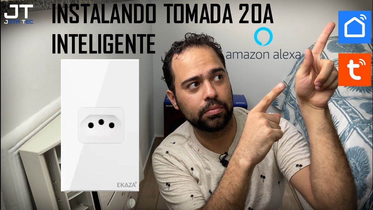 Instalando tomada inteligente 20A para ar condicionado de parede - YouTube