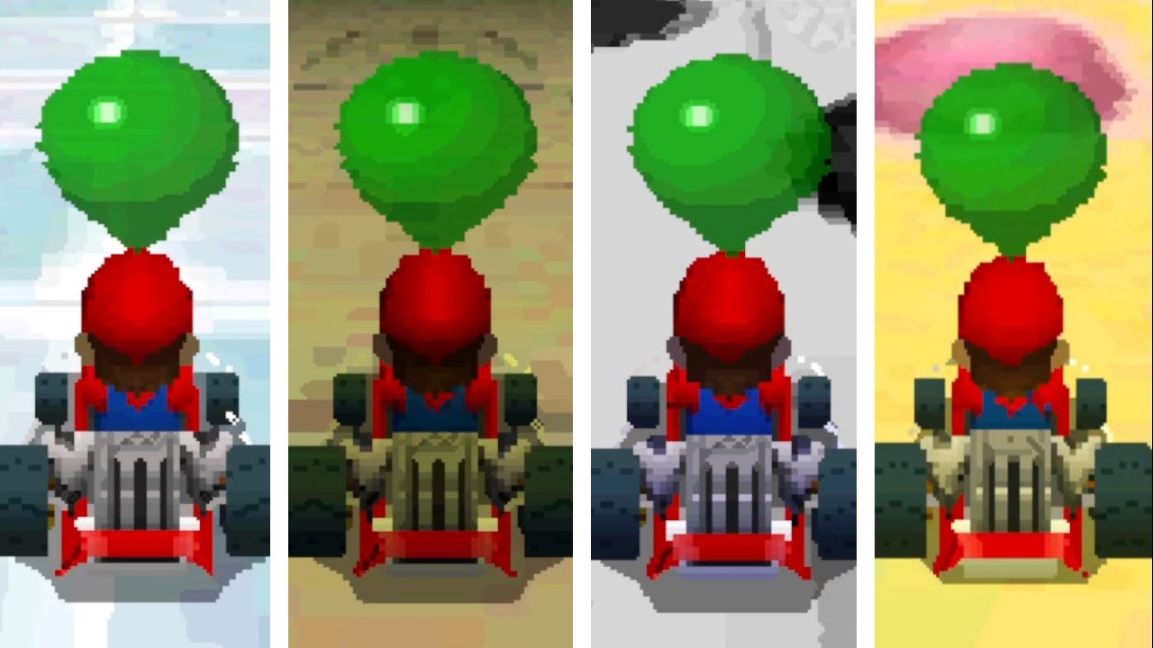 Mario Kart DS - Balloon Battle (All Courses) - YouTube