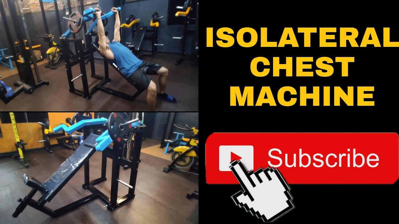 How i made iso lateral chest machine gym equipment - YouTube