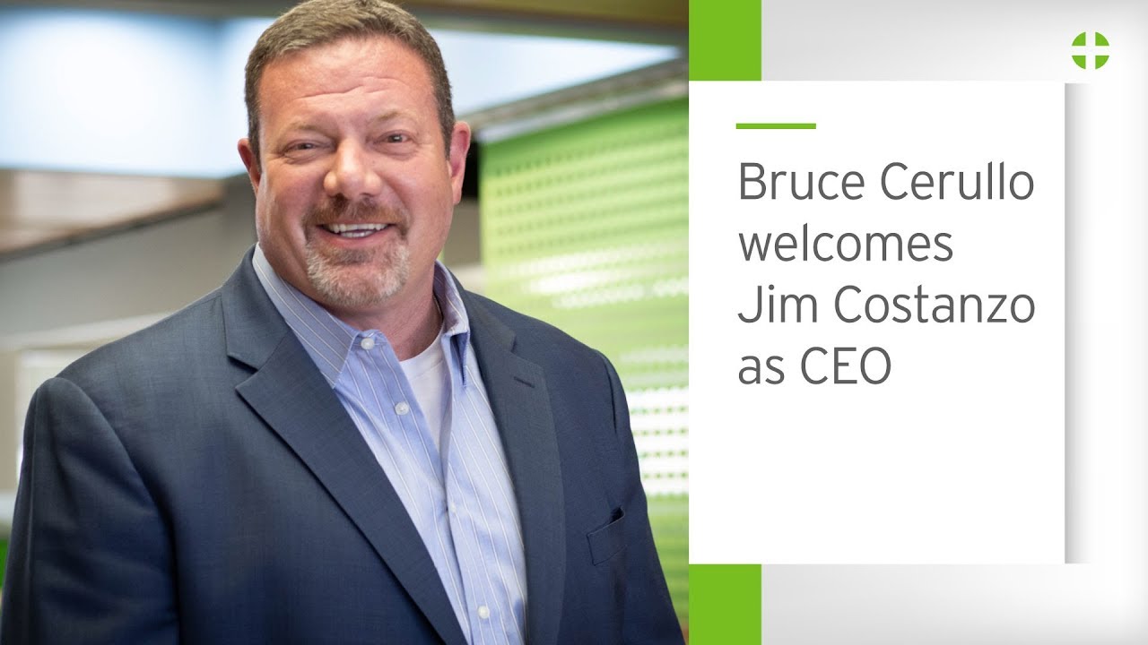 Bruce Cerullo welcomes Jim Costanzo as CEO - YouTube