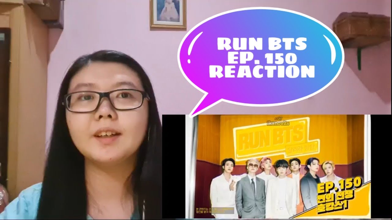 RUN BTS EPISODE 150 REACTION INDONESIA - YouTube