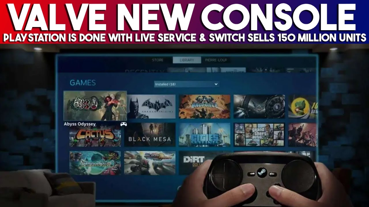 Valve Is Making A Console To Compete With Playstation & Xbox + Sony ...