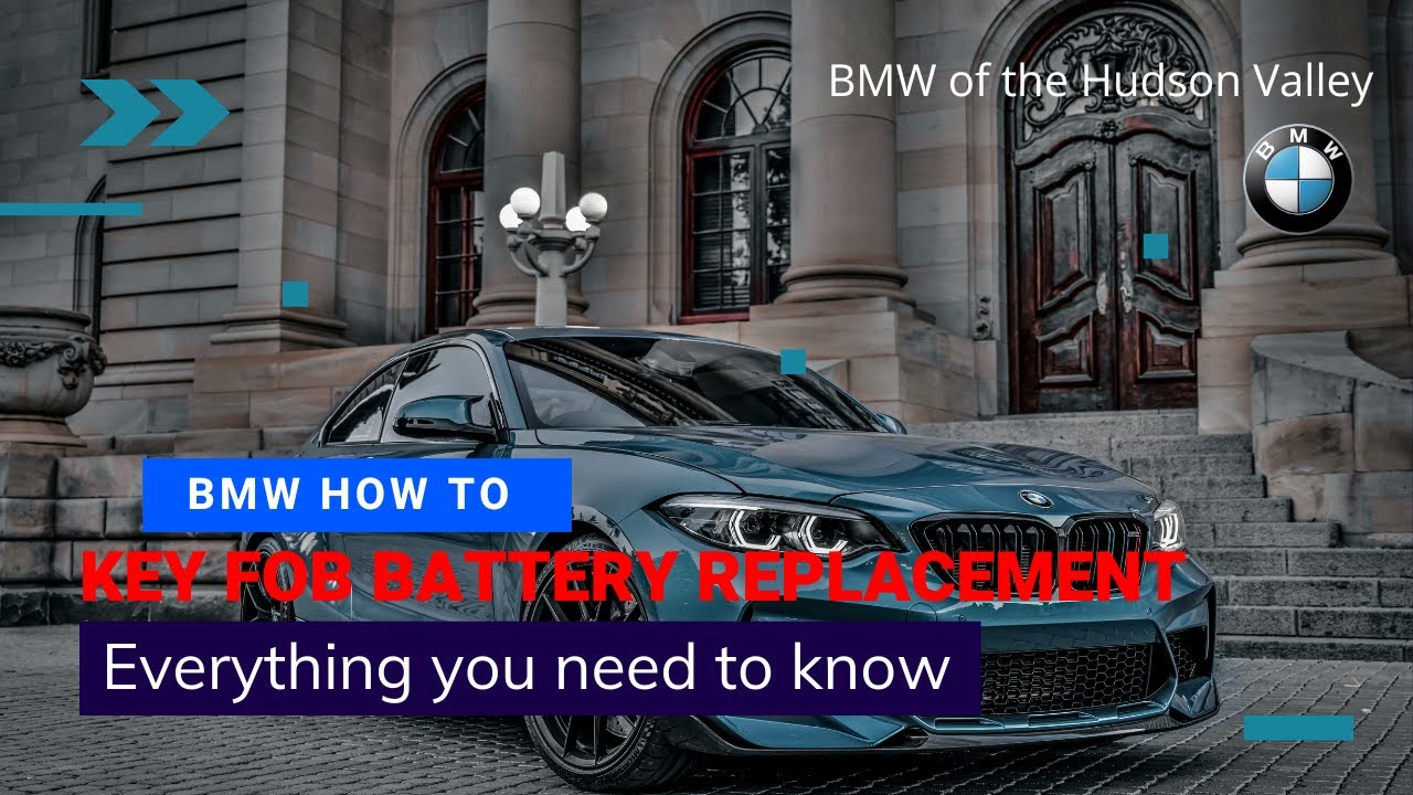 BMW How To | Key Fob Battery Replacement - YouTube