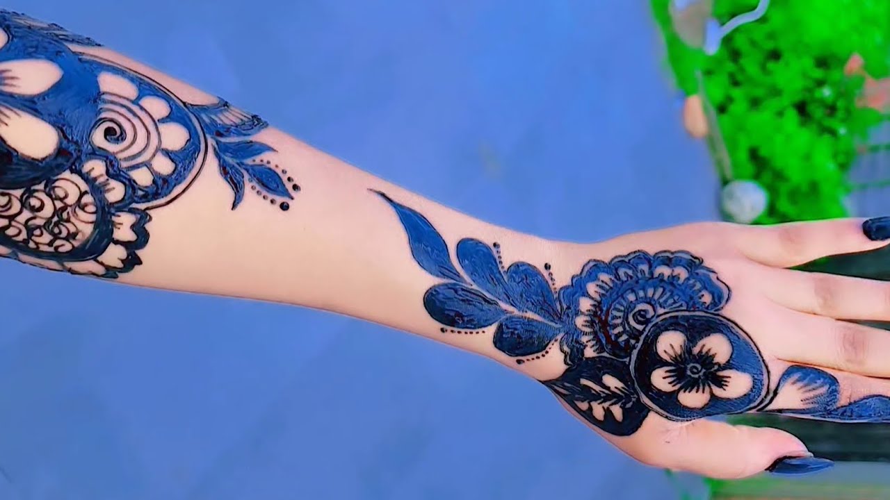 Beautiful Easy Arabic Sudanese henna design tutorial MUST WATCH ...