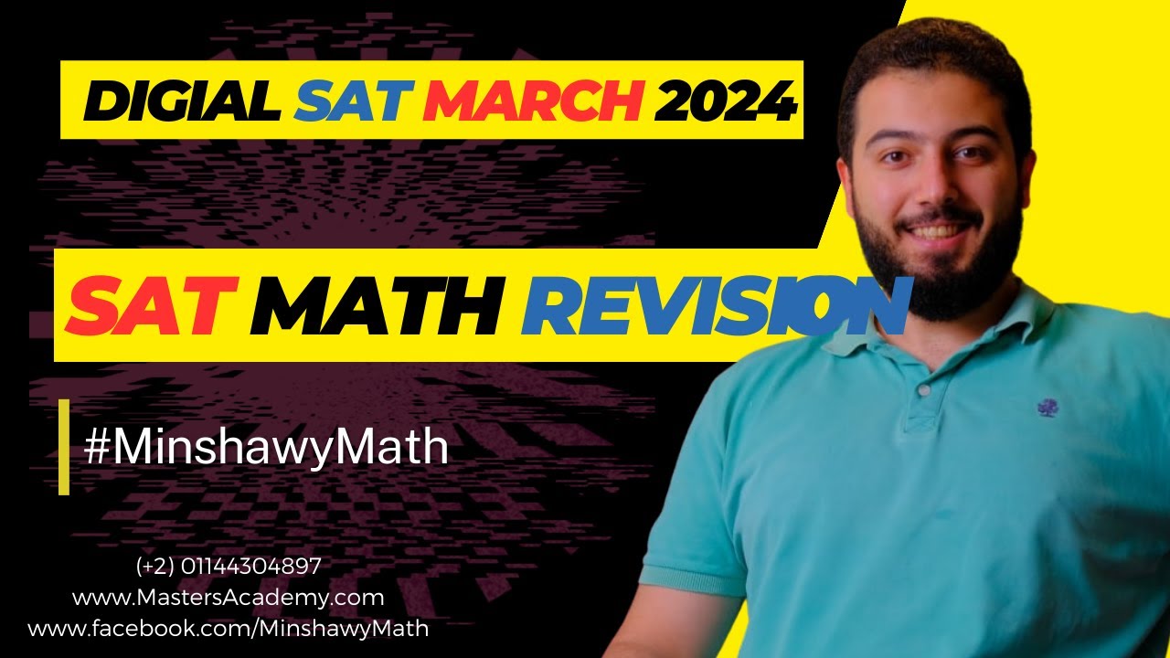 Digital SAT March 2024 - Form B - Math Module 1 - YouTube