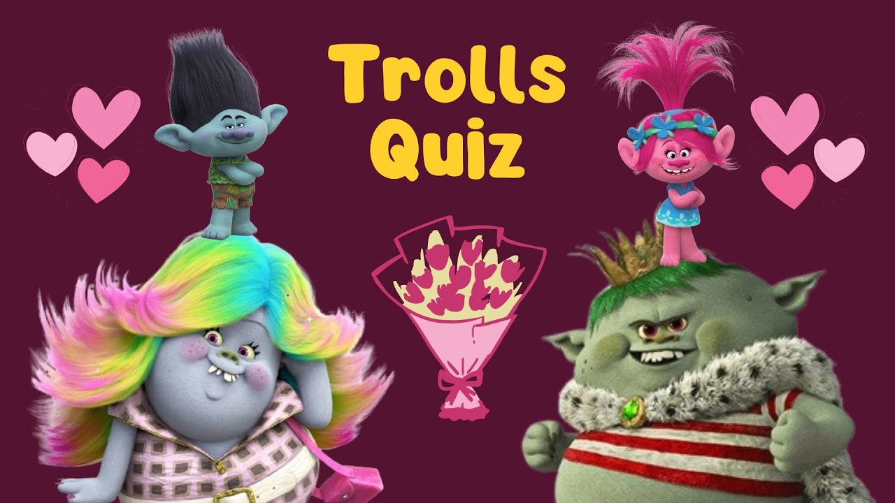 Trolls Quiz - Poppy and friends - YouTube