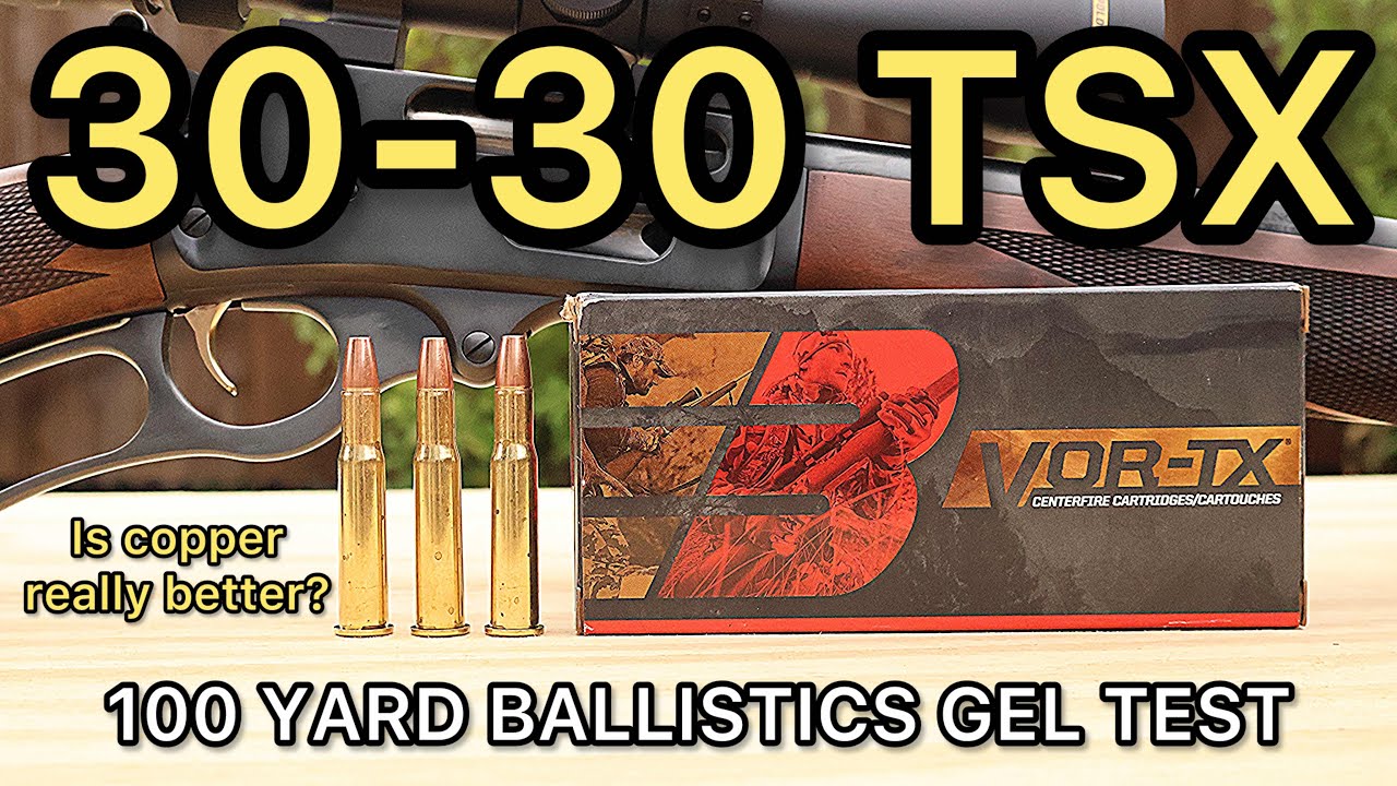 30-30 Winchester Barnes 150gr TSX Ballistics Gel Ammo Test - YouTube
