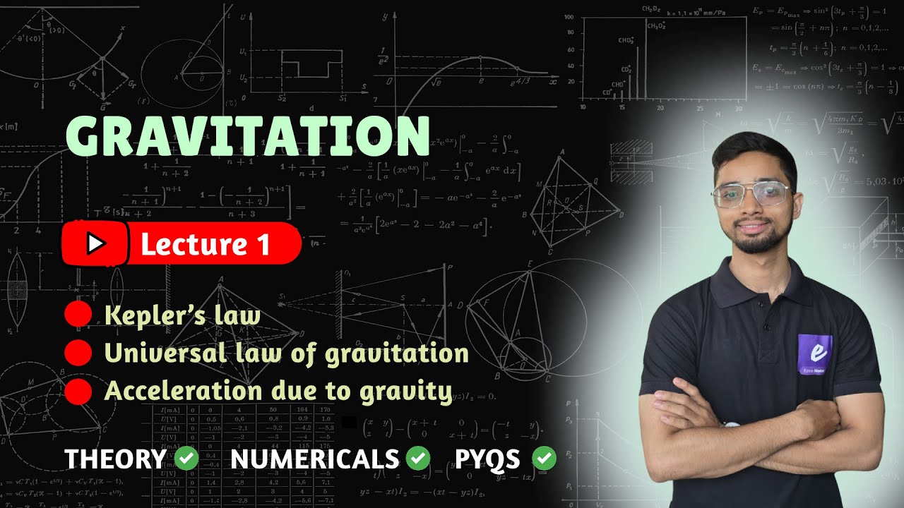 Gravitation (Class 11) - Lecture 1 | Theory | Numericals | PYQs also ...