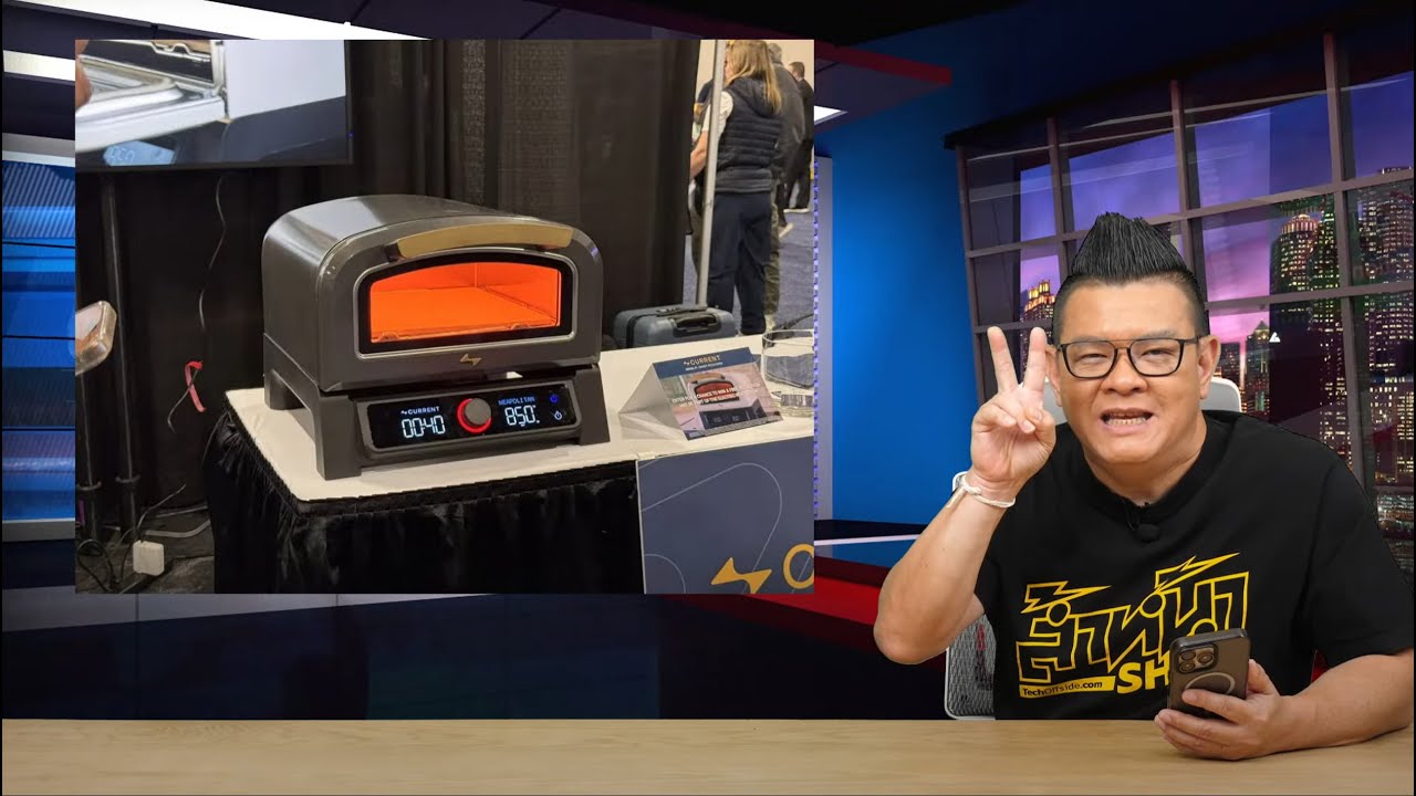 CES 2025 : Current Backyard Model P เตาอบพิซซ่าอัจฉริยะ อบเสร็จไว ภายใน 2 นาที - YouTube