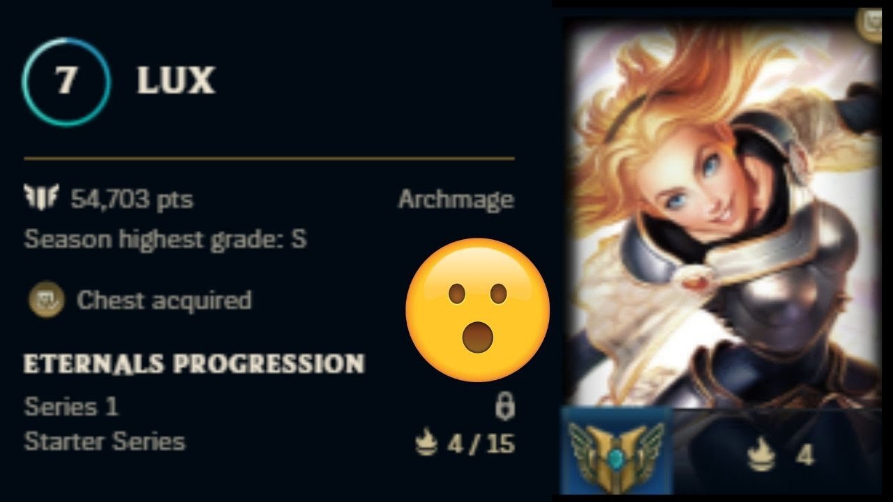 After A Year And A Half I Finally Got My Last Mastery 7 Token For Lux ...