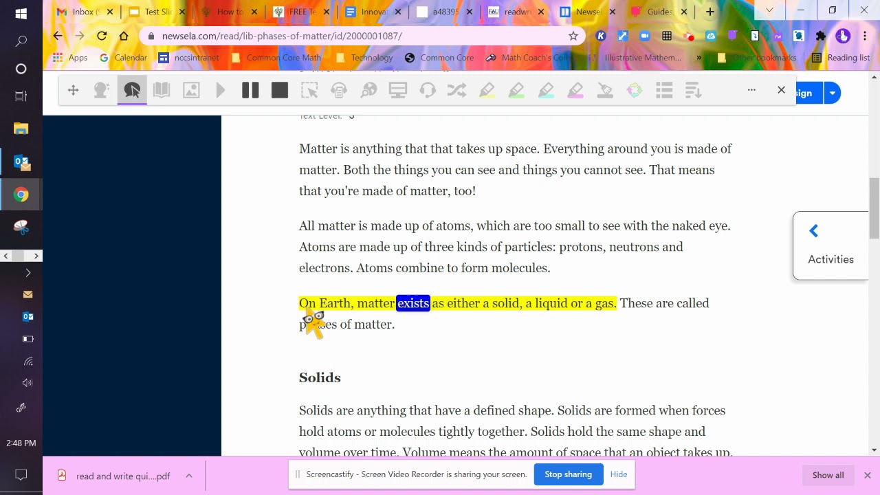 Read&Write Hover Speech toolbar - YouTube