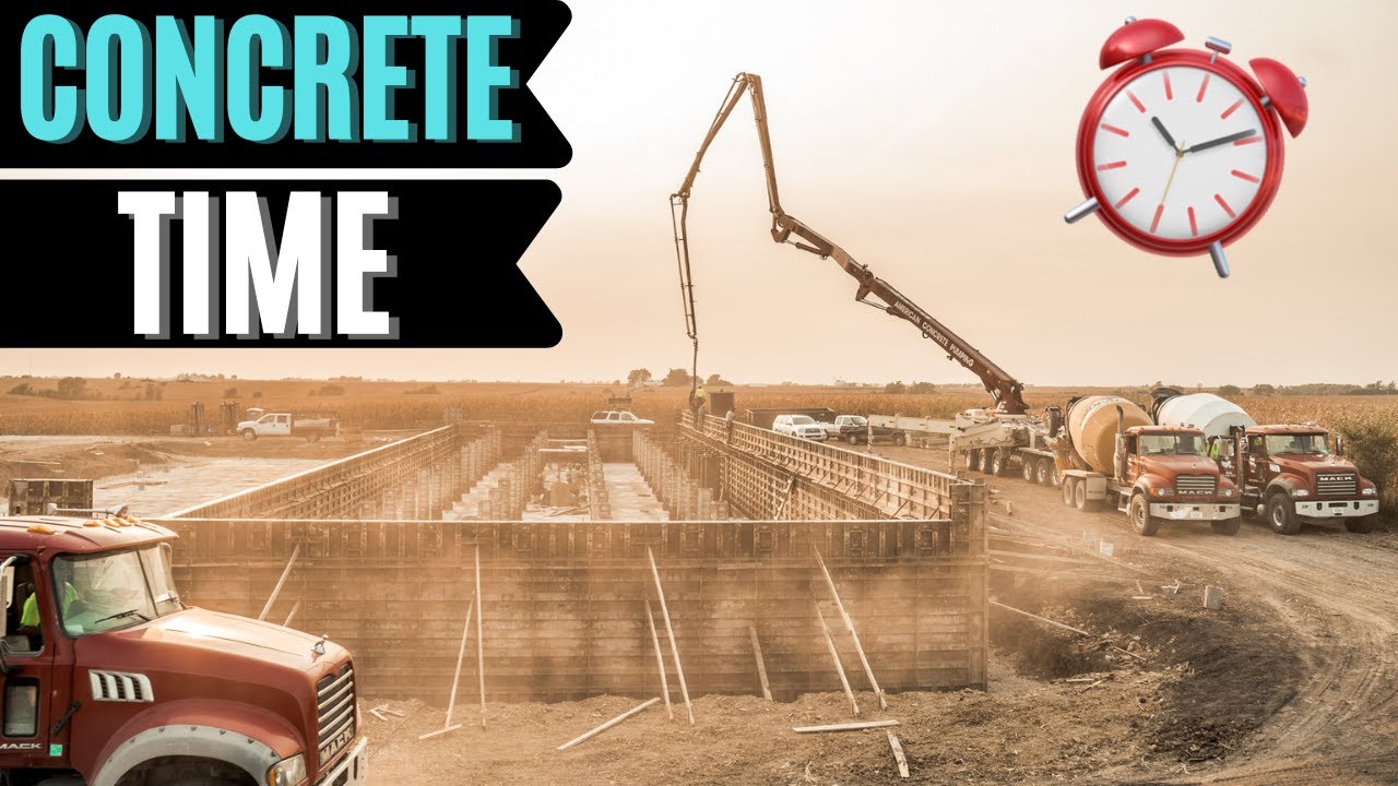 Pouring Concrete For Our NEW Hog Barn.. - YouTube