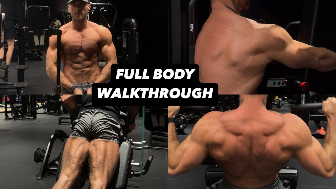 GETTING SHREDDED ON FULL BODY TRAINING - YouTube