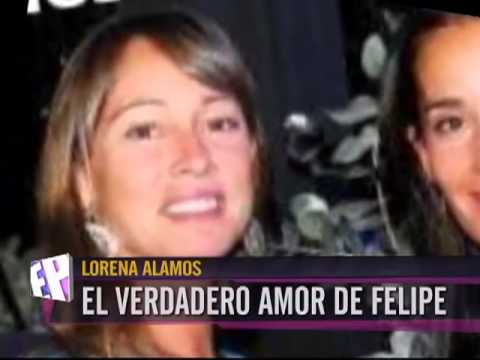 Lorena Alamos el verdadero amor de Felipe - YouTube