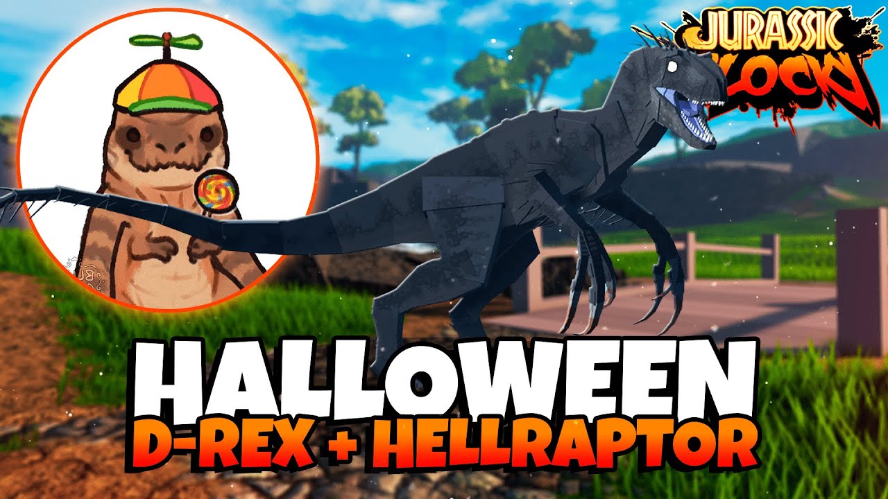 NOVOS TEASERS DO HALLOWEEN! D-REX CRIANÇA CONFIRMADO!! | ROBLOX ...
