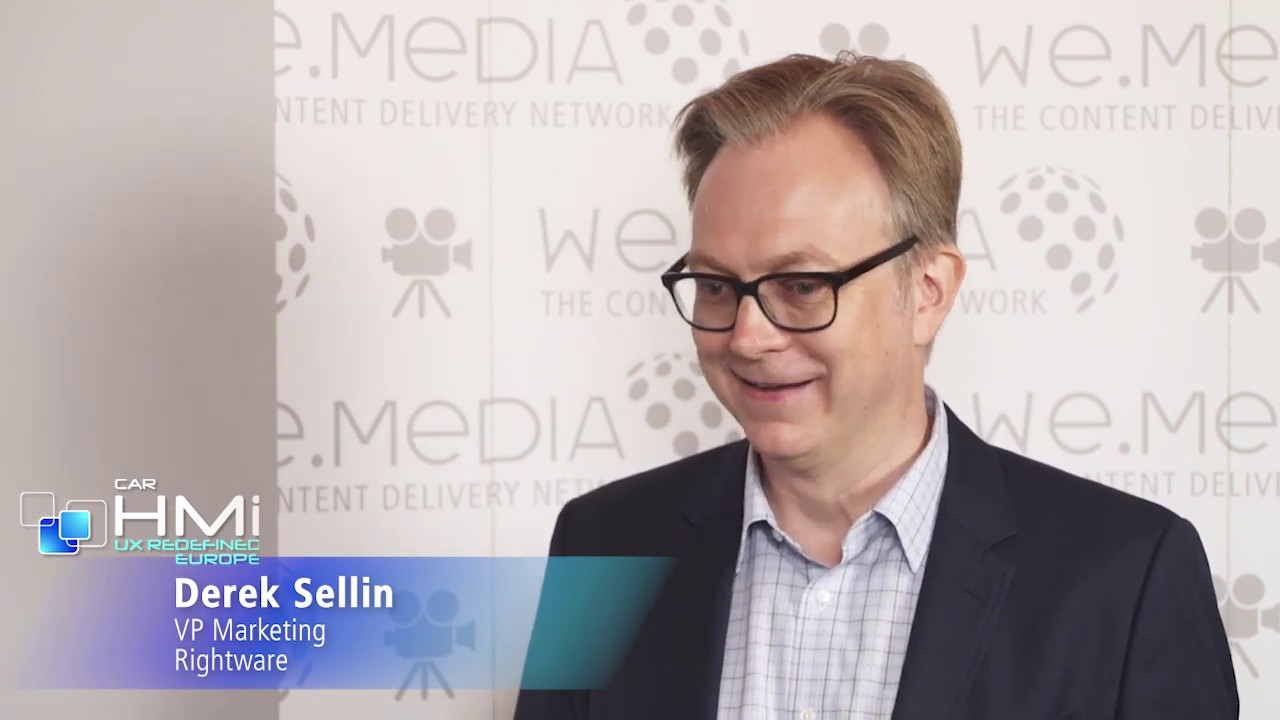 Car HMI 2019 - Interview with Derek Sellin (Rightware) - YouTube