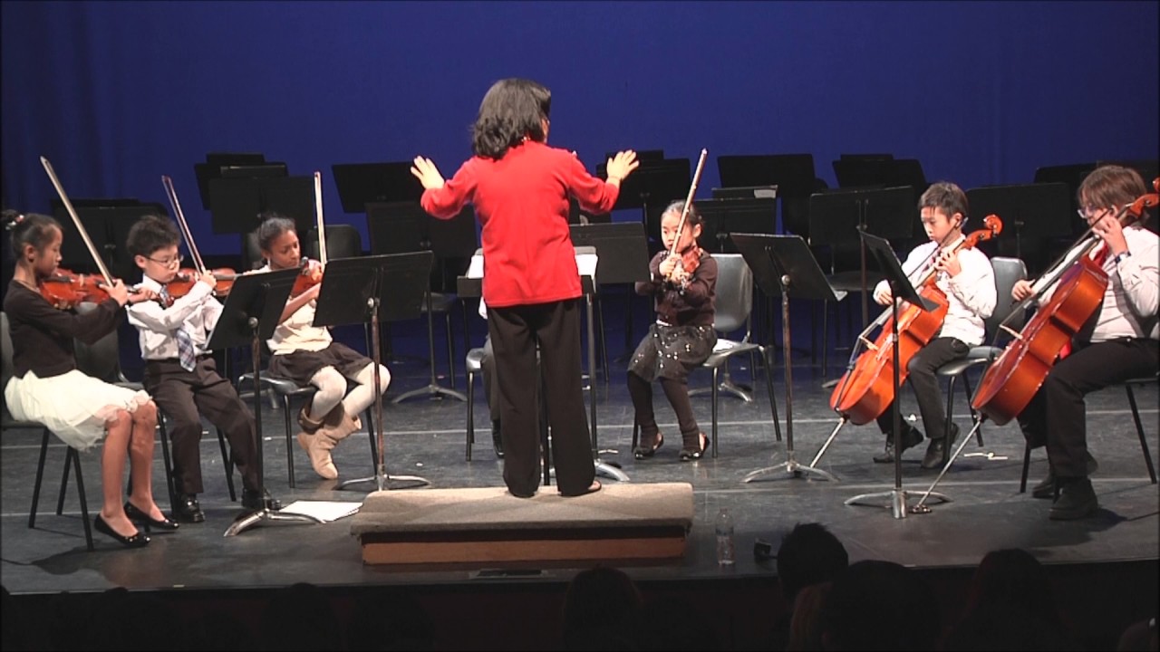 Children's Orchestra Society - Kinder Variations on Melodia Theme - YouTube