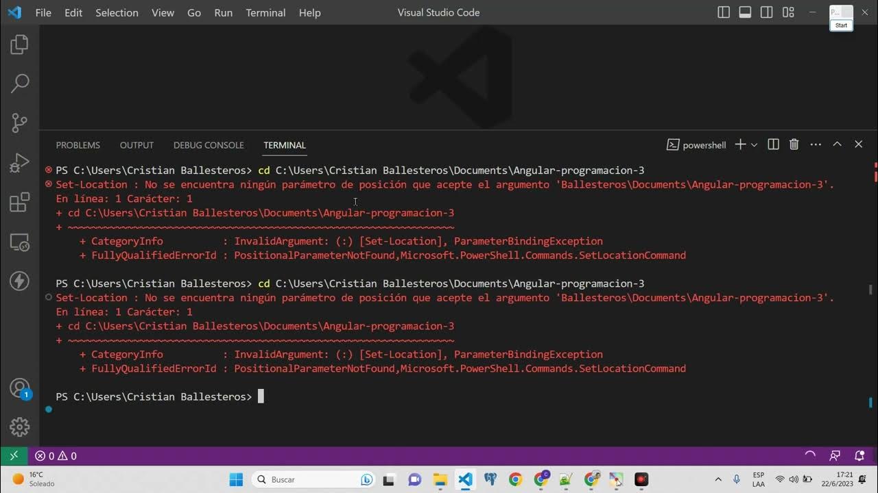 Crear mi Primer proyecto en Angular 16 explicacion de la estructura y como levantar el proyecto ...