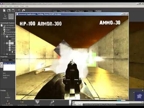 CopperCube FPS game like Doom 4# - YouTube
