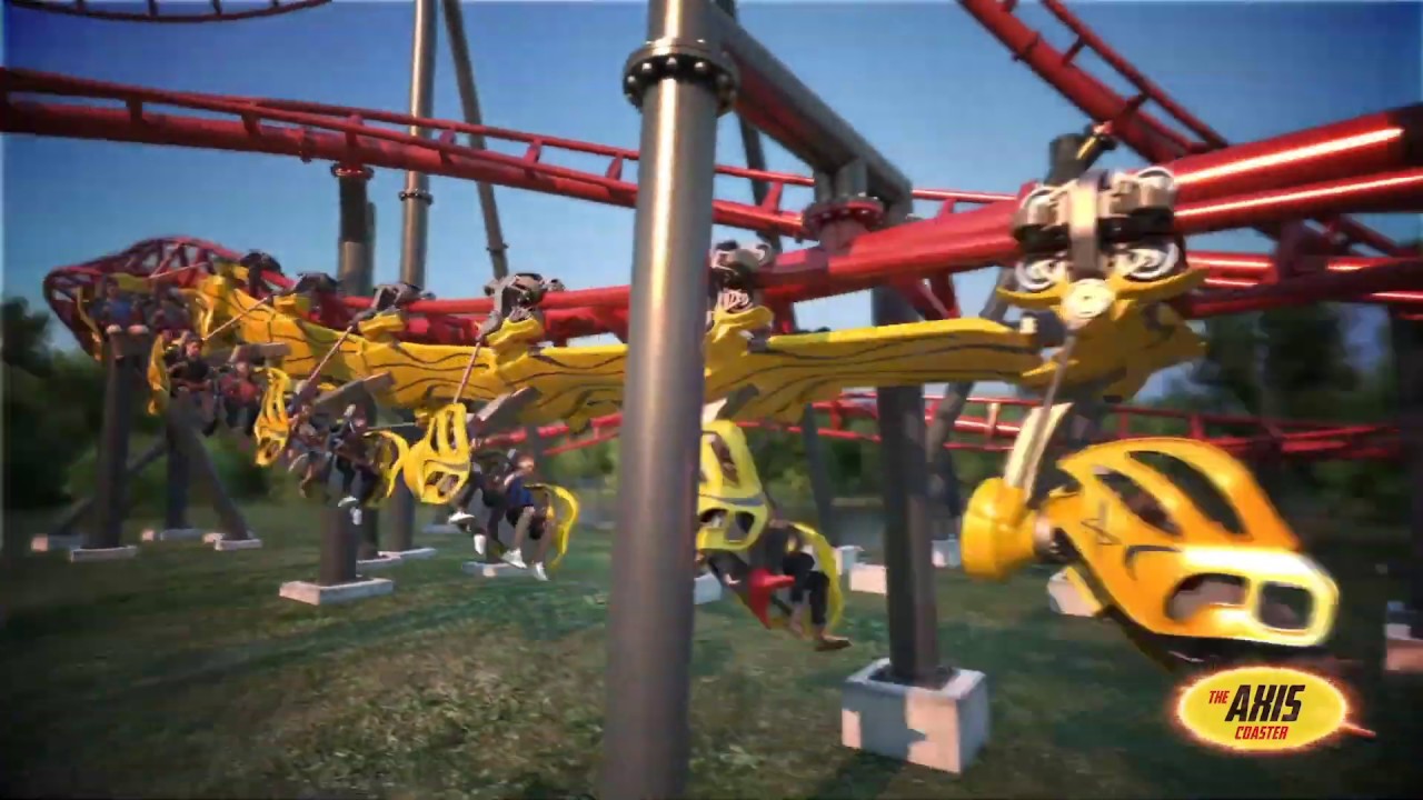 New Axis Coaster From S&S Technologies - YouTube
