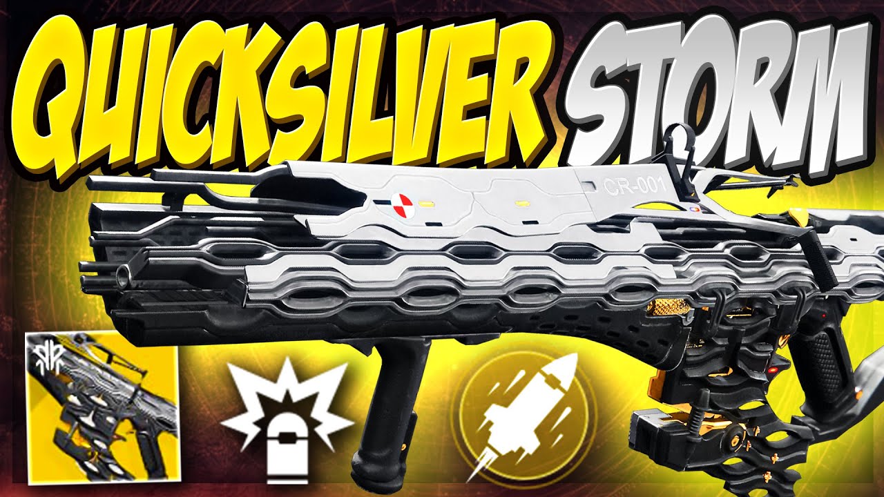 QUICKSILVER STORM (NEW EXOTIC AUTO RIFLE) Destiny 2 Season of Plunder ...