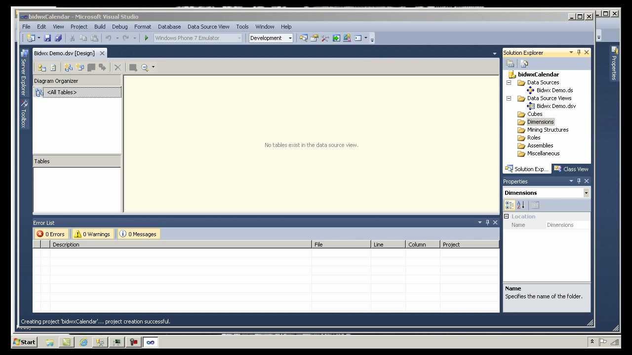 SQL 2012 Analysis Services Calendar Dimension - Software Development ...