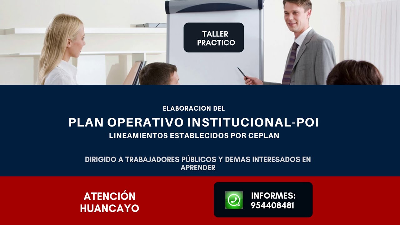 Que es el POI, cual es el objetivo del POI aplicación del planeamiento ...