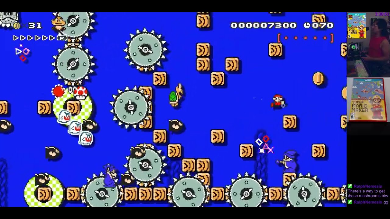 The Mario Maker 1 levels made by my friend @RalphNemesis, and later ...