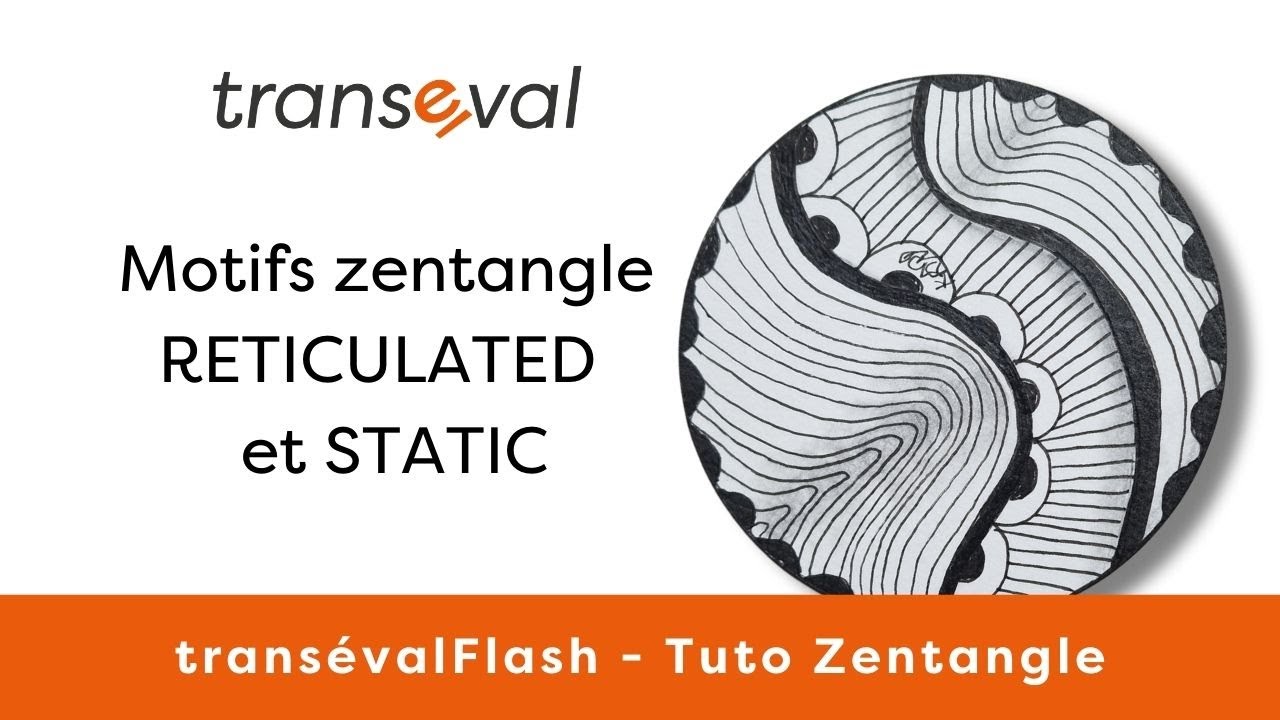 Comment dessiner les motifs zentangle RETICULATED et STATIC ...