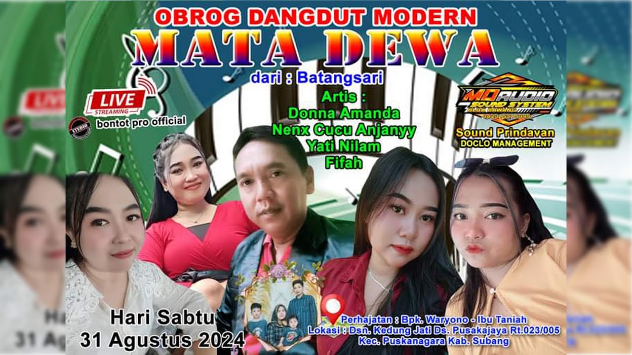 🔴LIVE OBROG MODERN MATA DEWA ENTERTAINMEN | KEDUNGJATI - PUSAKAJAYA ...