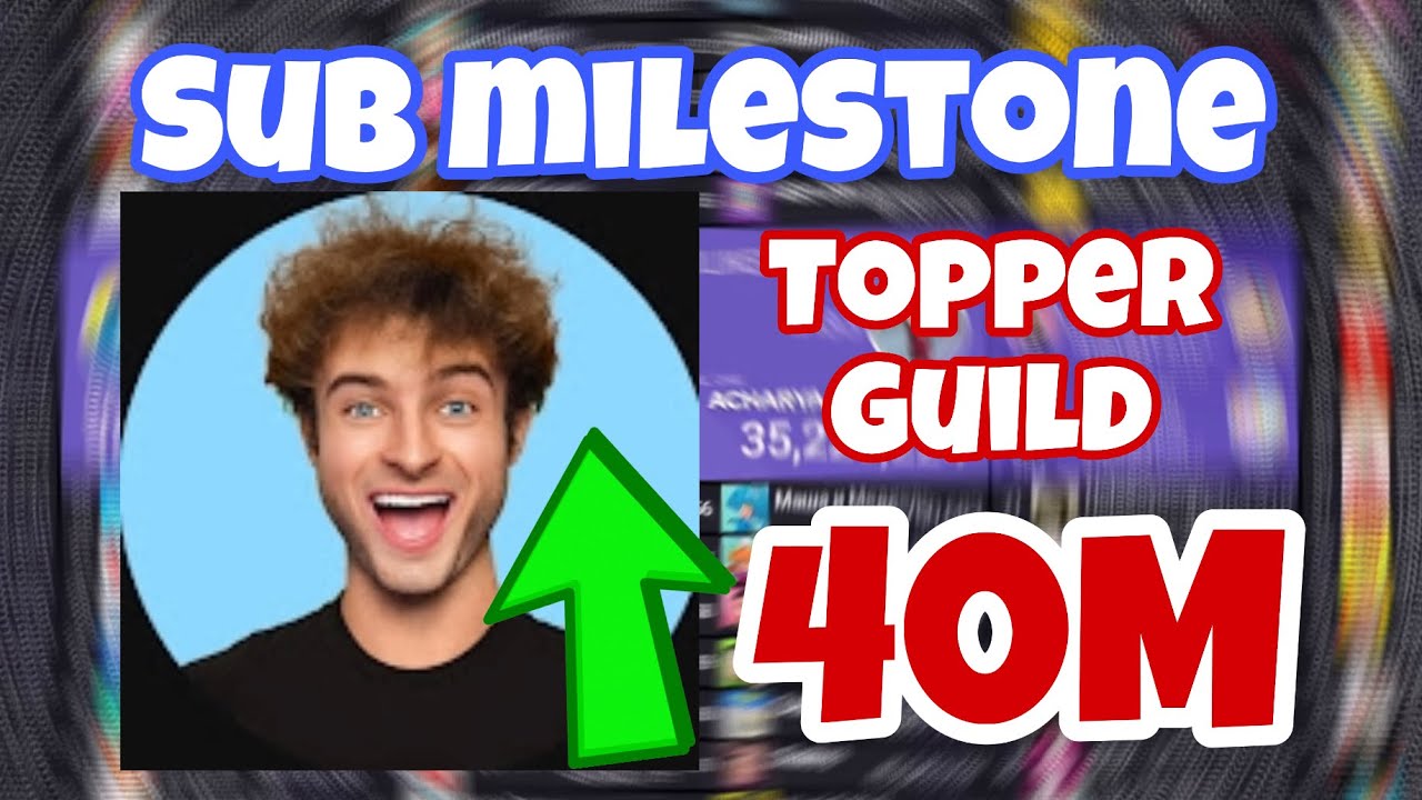 Topper Guild Hits 40M Subscribers - YouTube
