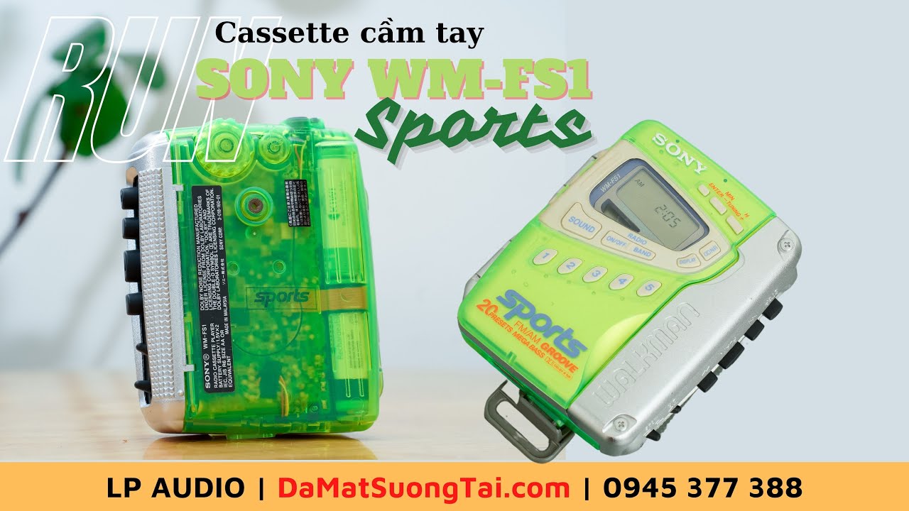 GIÁ 4TR "RẤT CUỐN" với thiết kế cassette cầm tay SONY WM-FS1|| LP AUDIO ...