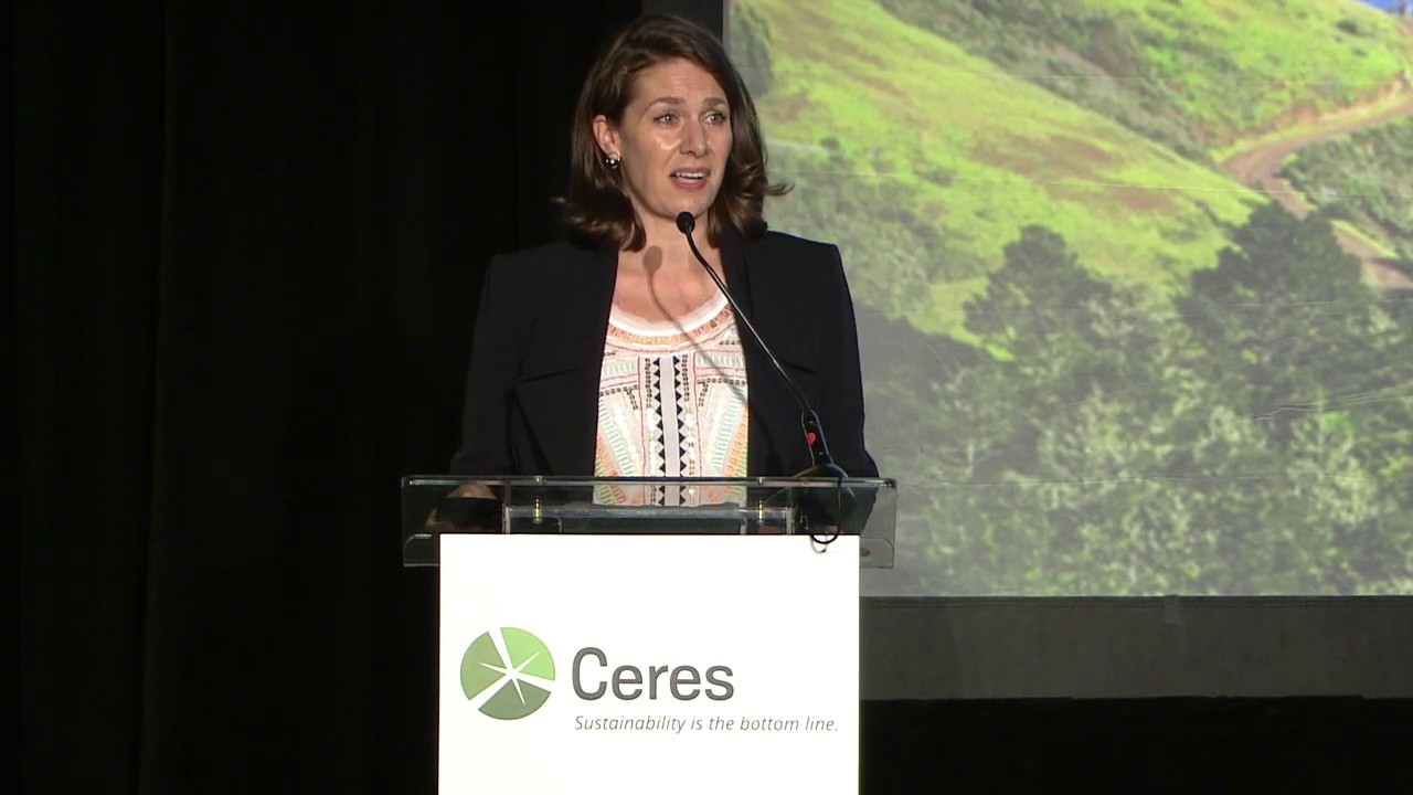 Bavaria Award Presentation - Laura Campos, Nathan Cummings Foundation ...