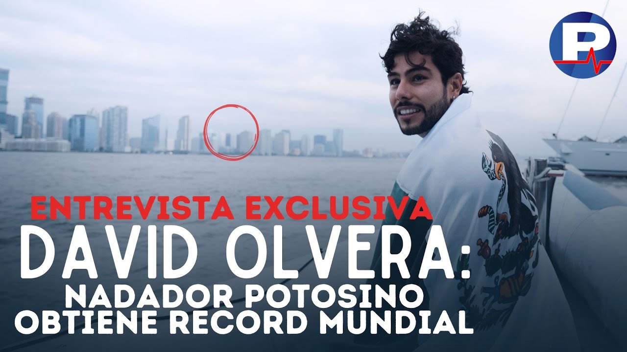 David Olvera: Nadador potosino obtiene récord mundial - YouTube
