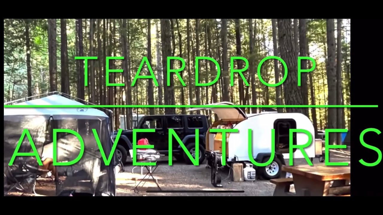 Teardrop camping - backup camera and brake controller - YouTube