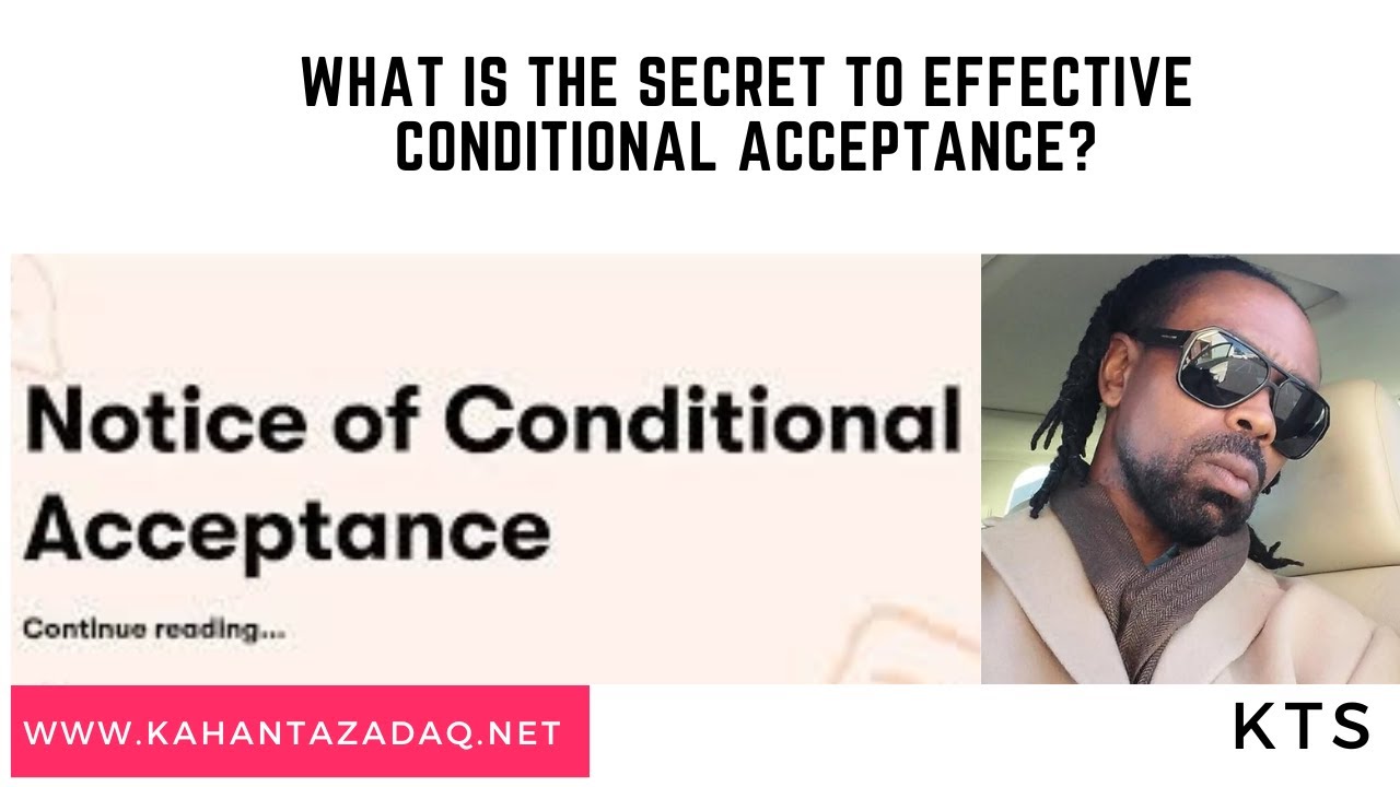 What is the Secret to Effective Conditional Acceptance? - YouTube