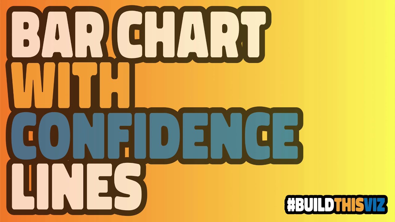 Bar Chart with Confidence Lines - YouTube