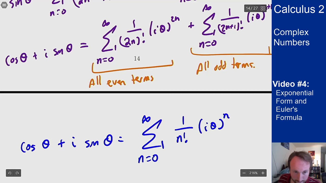 Complex Numbers - Video 4 - Exponential Form and Euler's Formula - YouTube